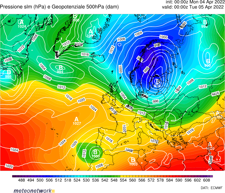 Tendenza meteo dal 4 al 10 aprile 2022. A cura di Alessandro Gallo Tendenza meteo dal 4 al 10 aprile 2022. A cura di Alessandro Gallo